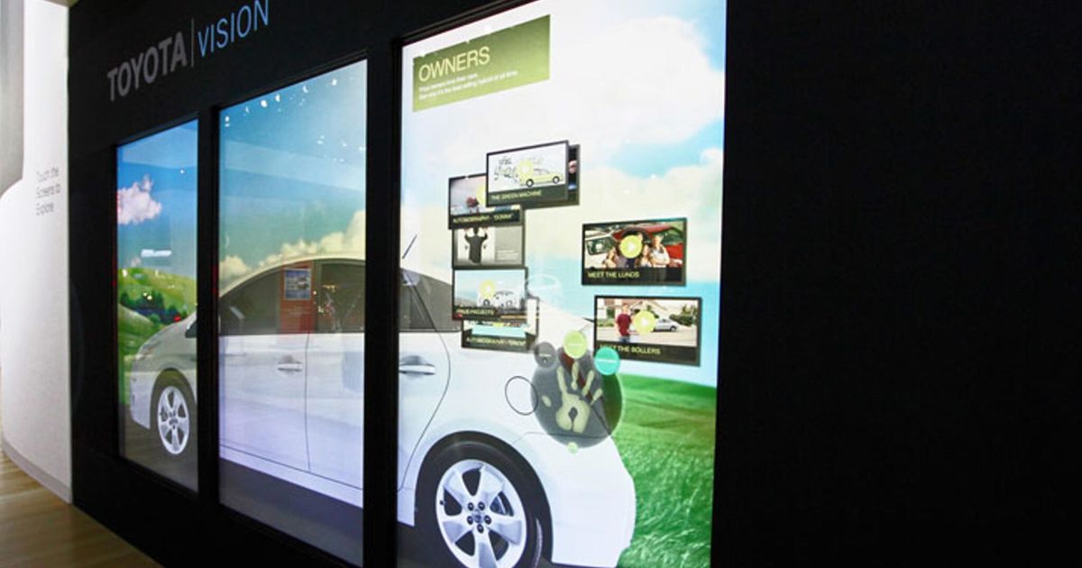Toyota Multi-Touch Vision Wall - GPJ Singapore
